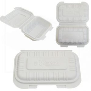 4”x 6”- Biopack Mini Box White/ 400pcs per case - Container Central