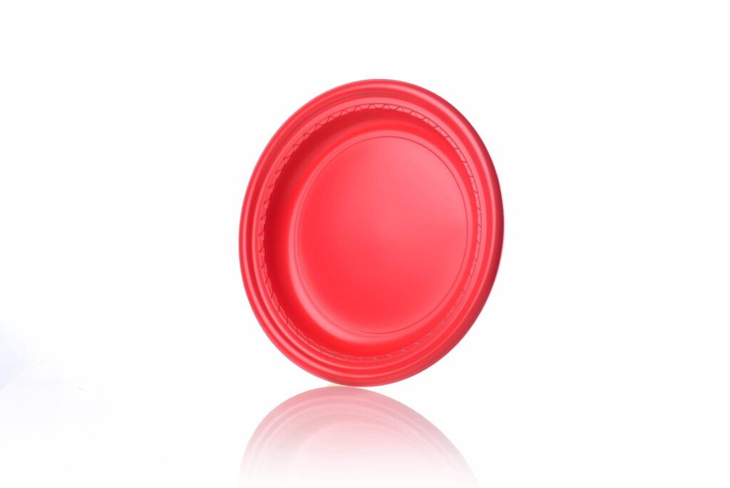 25pc - 10” Coloured Plastic Plate / 20pks per case - Container Central